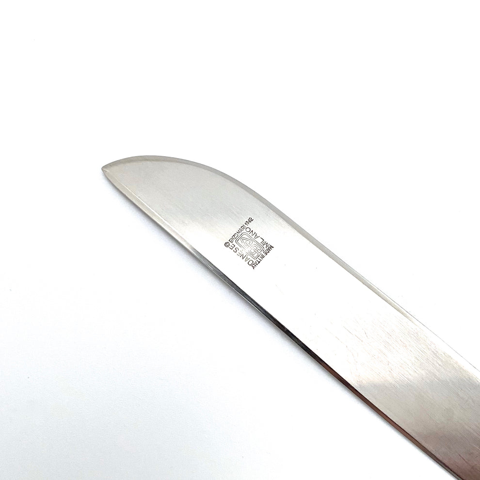 Enzo Mari stainless steel letter opener – Samantha Howard Vintage