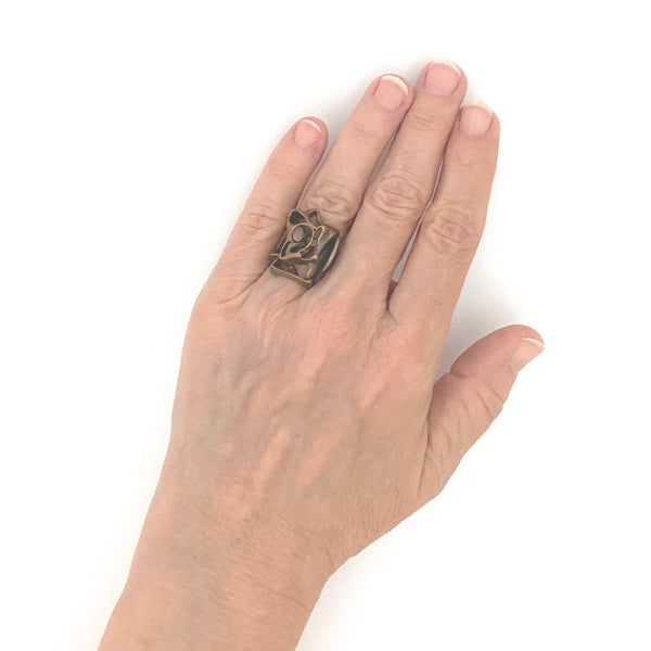 Uni David-Andersen large bronze ring ~ Unn Tangerud – Samantha Howard ...