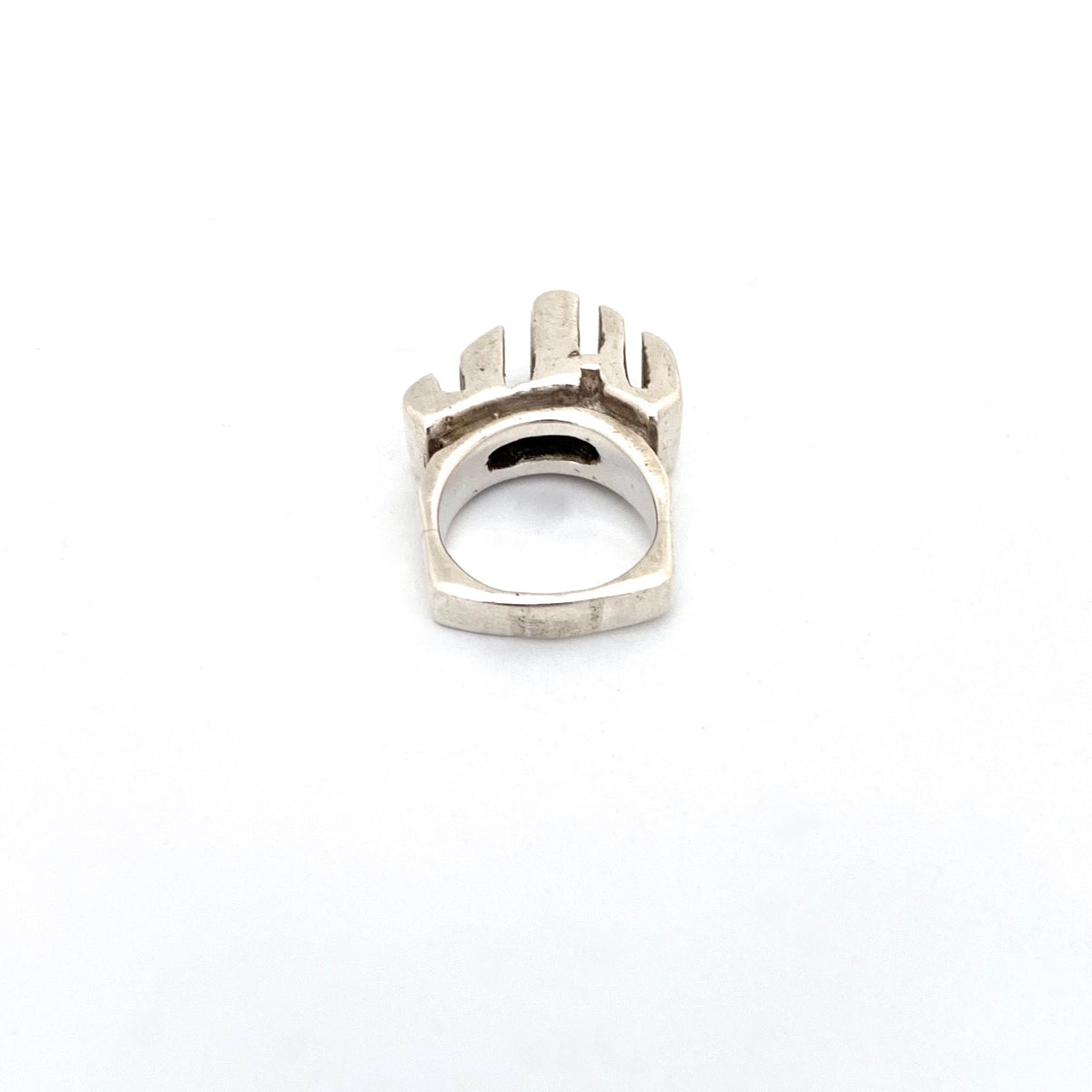 large & heavy silver ring – Samantha Howard Vintage