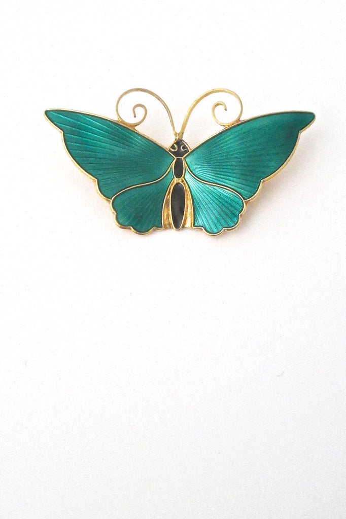 David-Andersen large enamel butterfly brooch – Samantha Howard Vintage