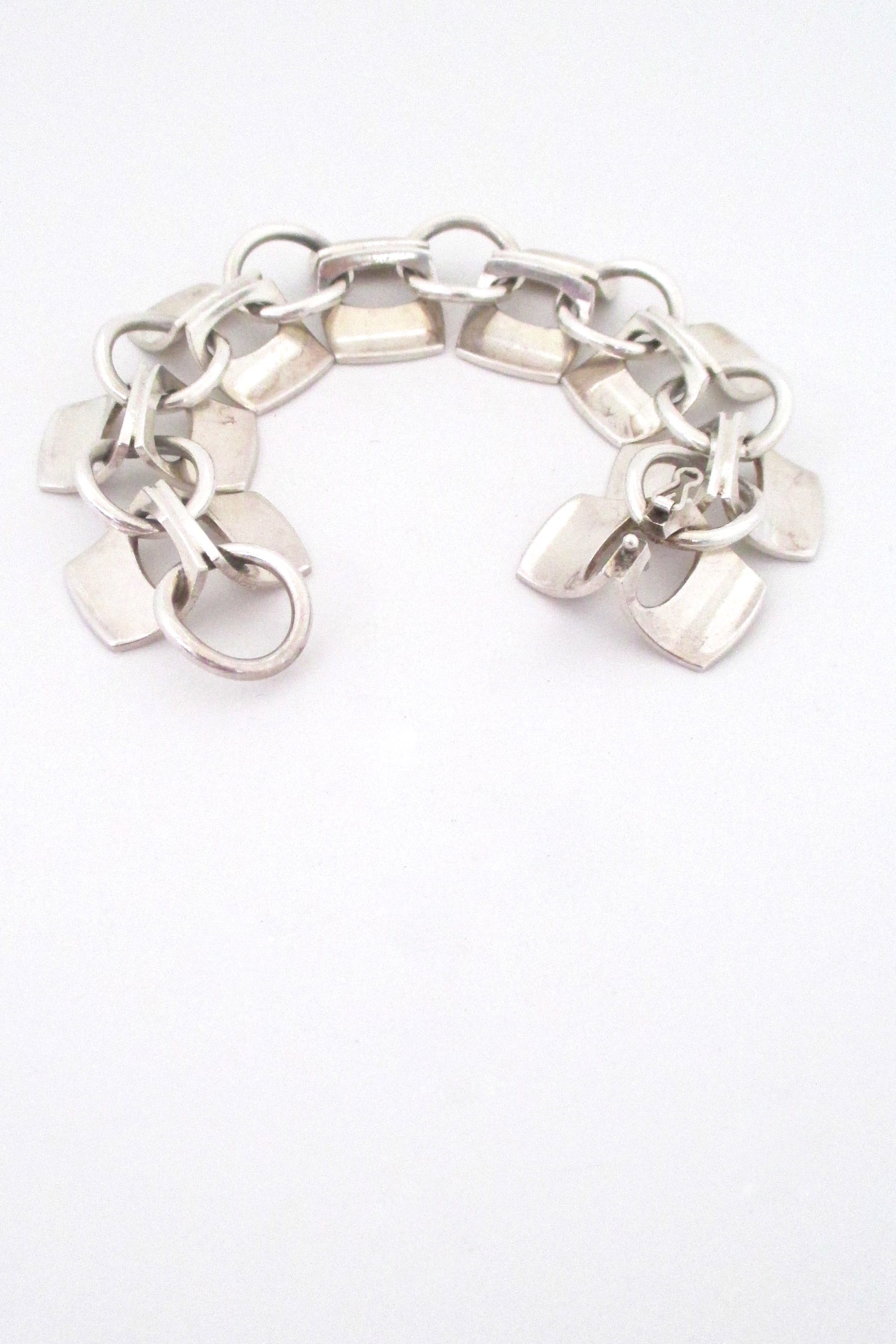 Alton heavy silver link bracelet - KE Palmberg 1972 – Samantha Howard ...