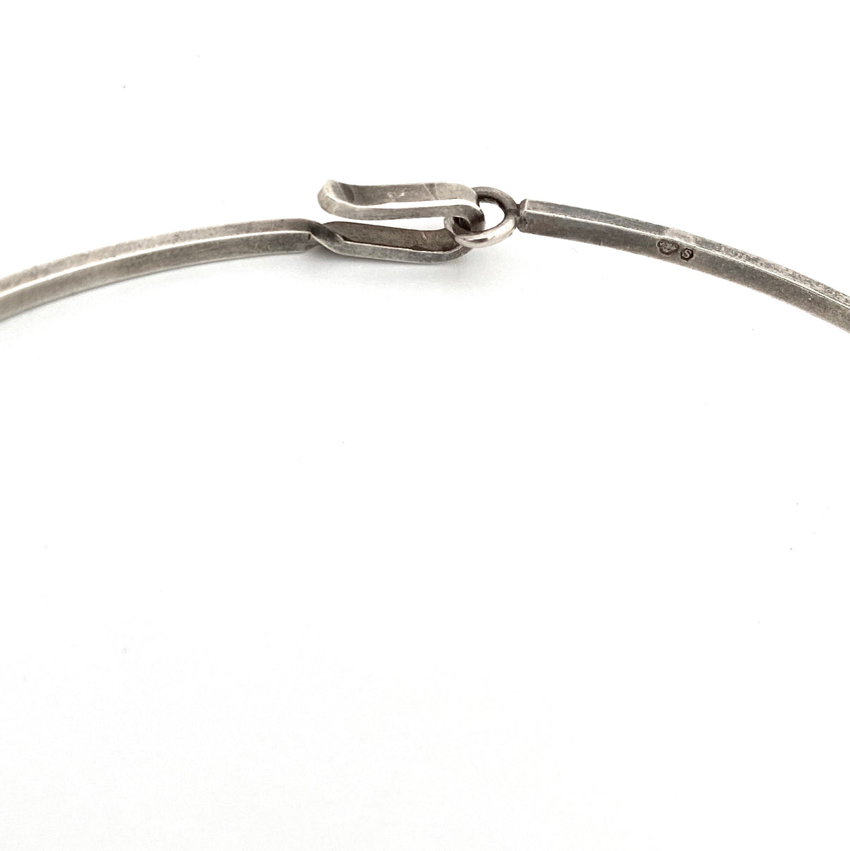 Hans Hansen large kinetic hammered silver kinetic pendant ~ Bent Gabri ...