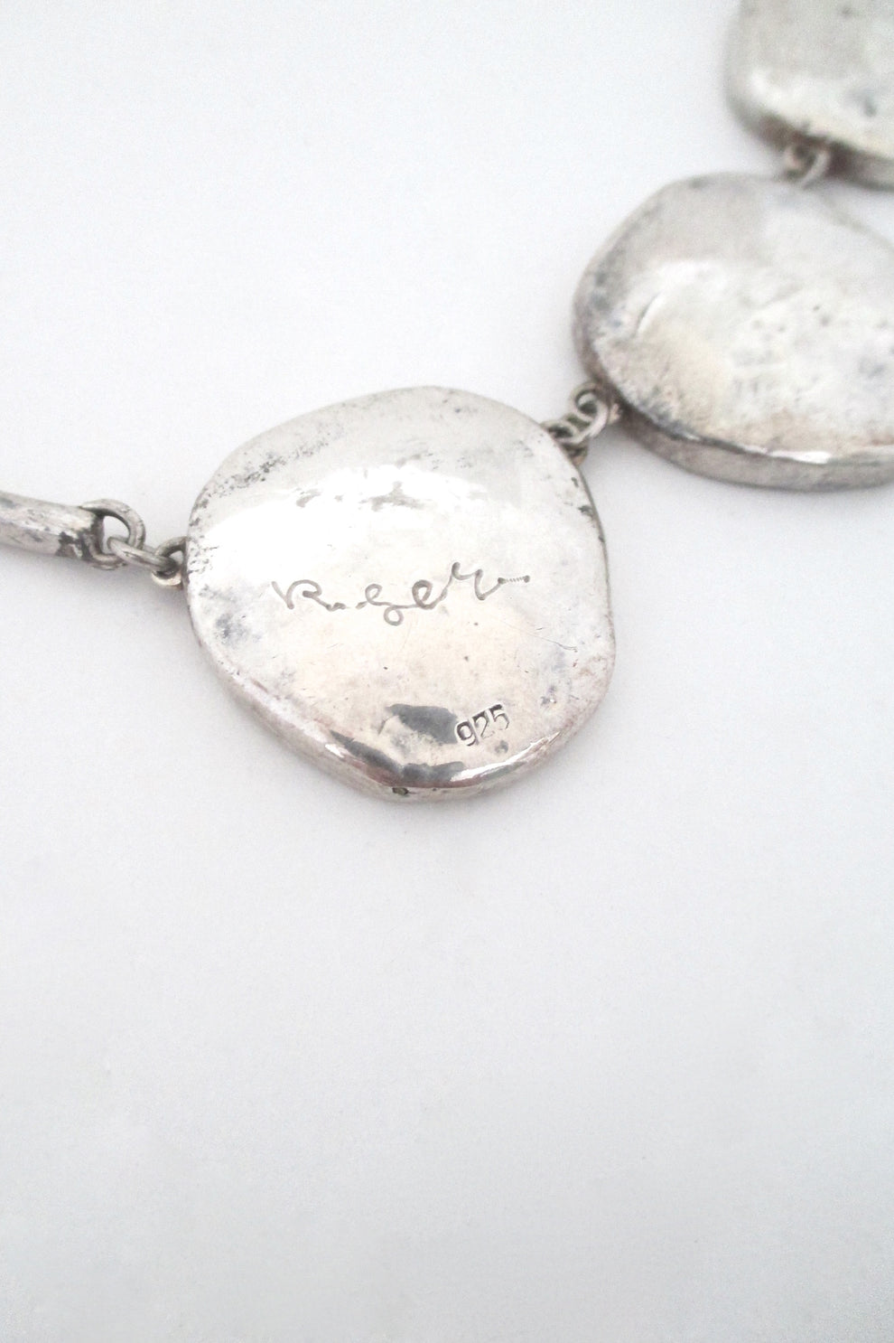 Rachel Gera 'silver circles' choker necklace – Samantha Howard Vintage