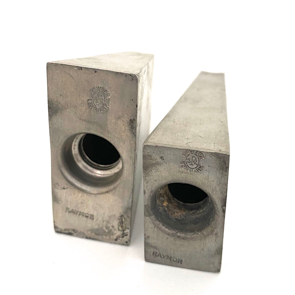 Raymor pewter salt & pepper ~ Denmark – Samantha Howard Vintage